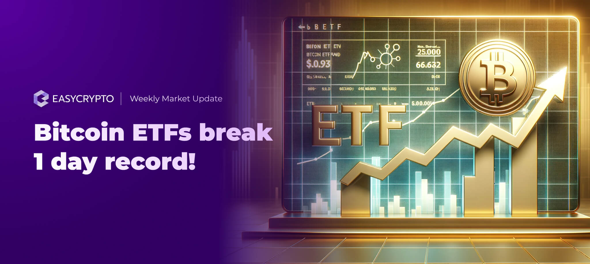 Weekly Market Update: ETFs Approved - Easy Crypto