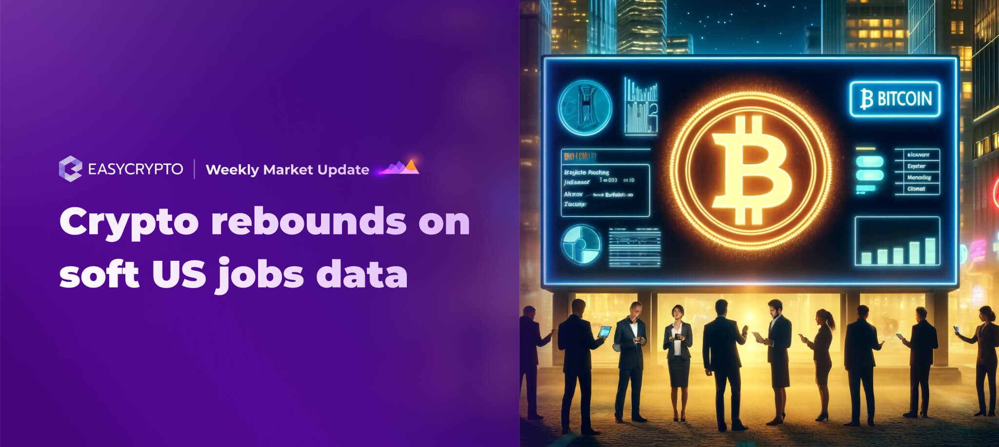Weekly Market Update: Crypto Rebounds on Soft US Jobs Data - Easy Crypto